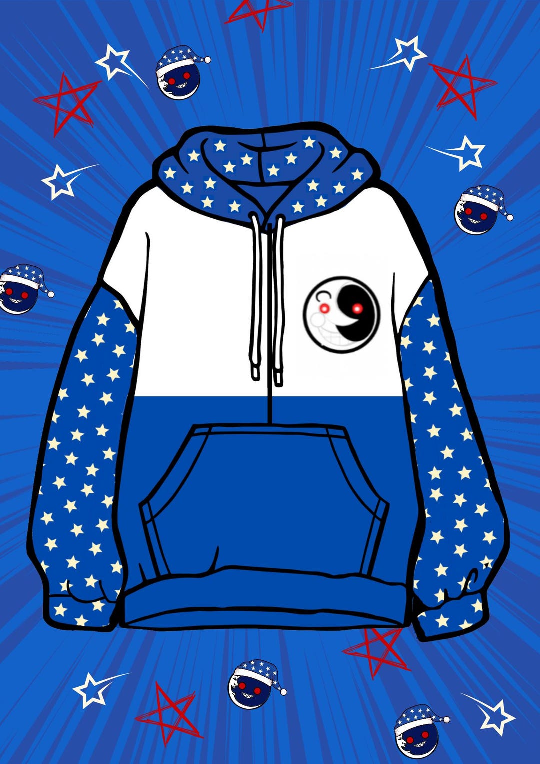 Moondrop Zip up Hoodie - Etsy