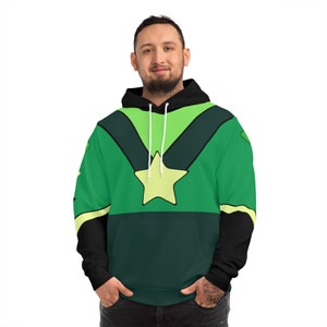 Peridot Hoodie - Steven Universe Hoodie - Crystal Gems Sweatshirt ...