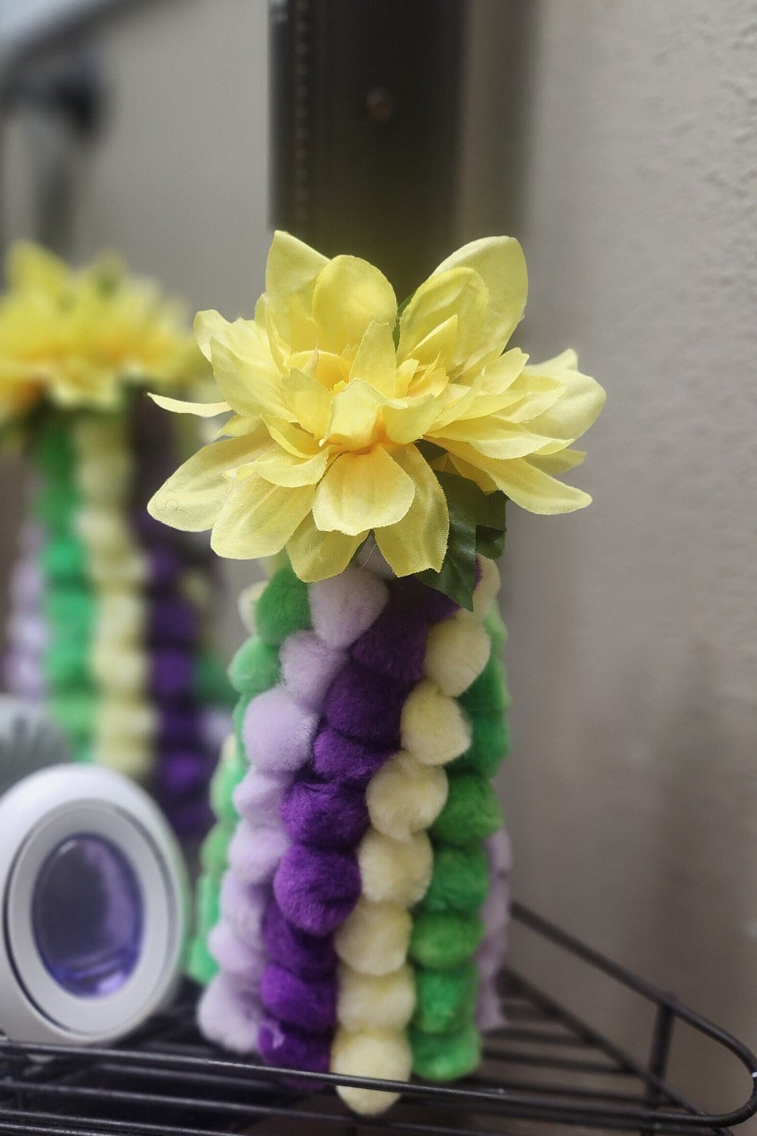 Pom Pom Vase - Etsy