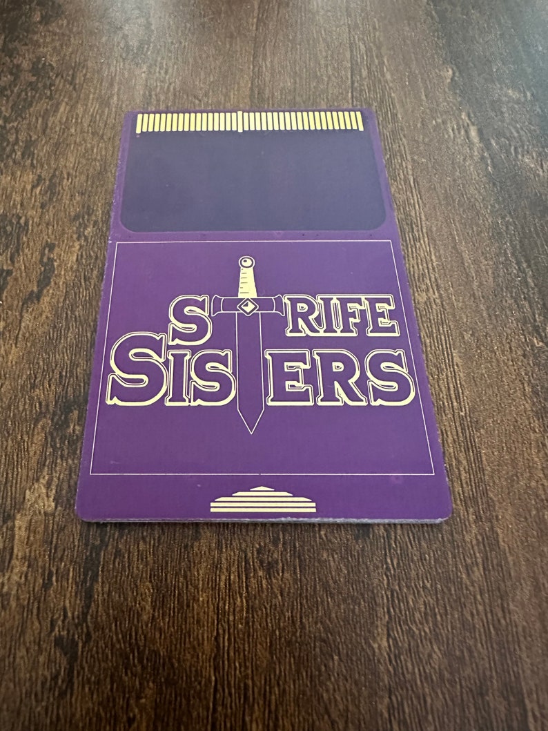 Strife Sisters Video Game for PC Engine or Turbografx 16 - Etsy