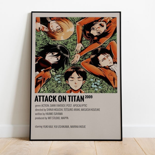 Shingeki No Kyojin Poster - Etsy