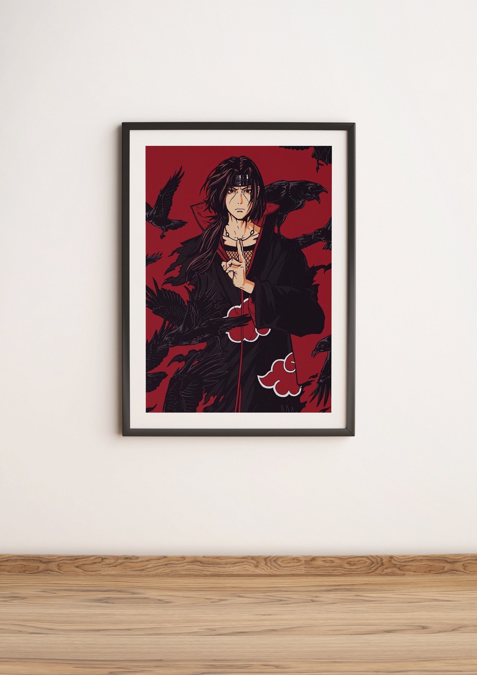 Itachi Poster/naruto Itachi Wall Art/akatsuki Wall Decor/anime/villain ...