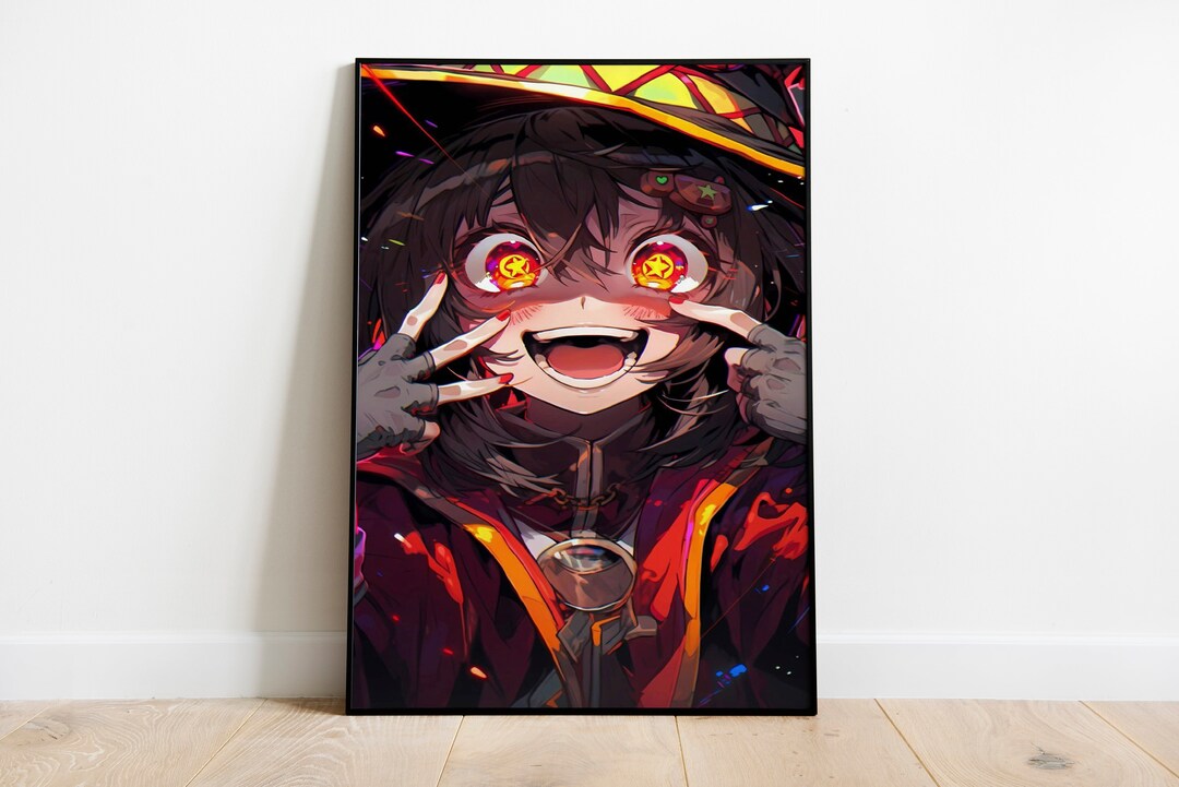 Megumin Poster/konosuba Wall Art/megumin Cute Fanart/wall Decor/anime ...