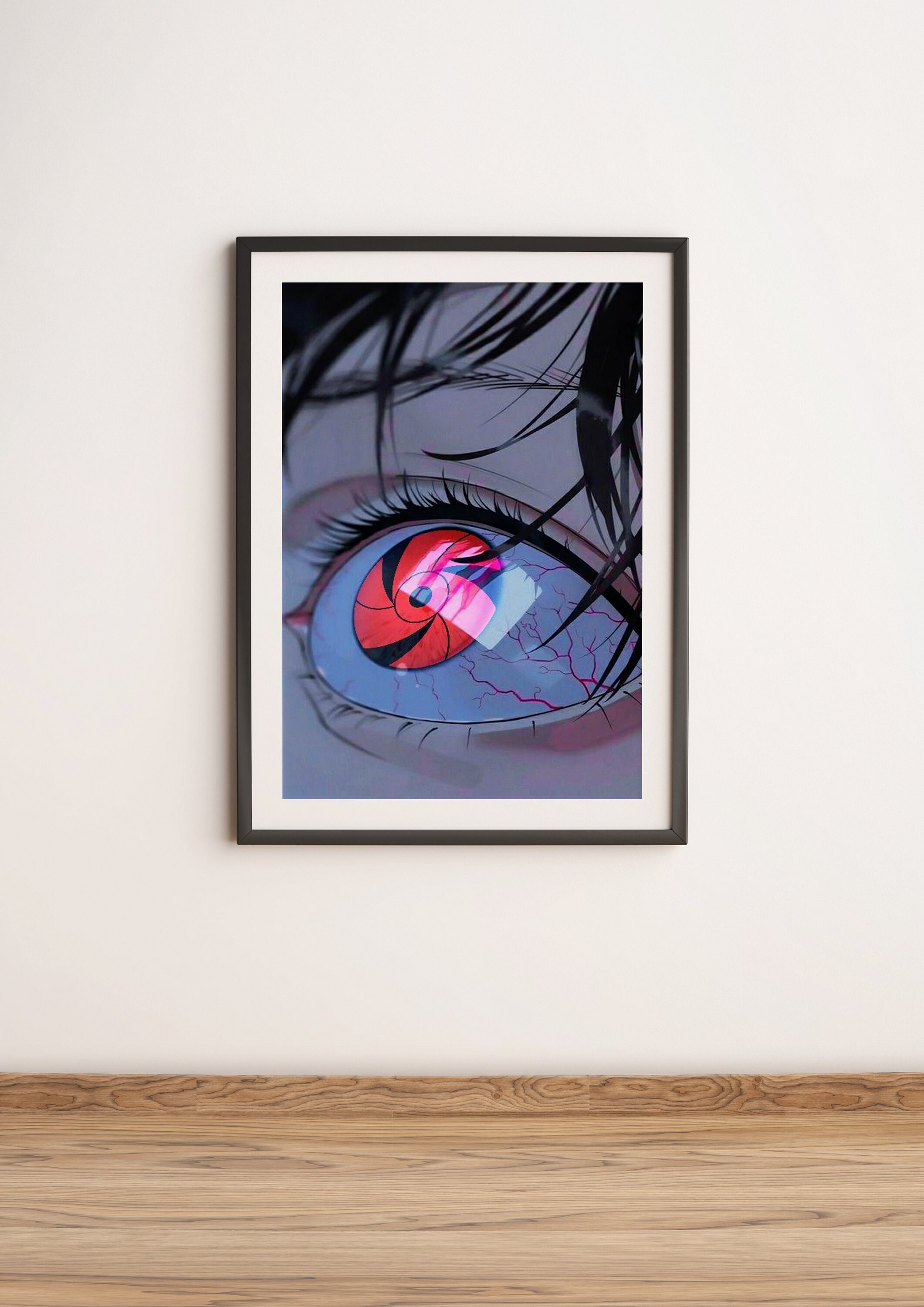 Sharingan Poster/naruto Sharigan Wall Art/akatsuki Wall - Etsy