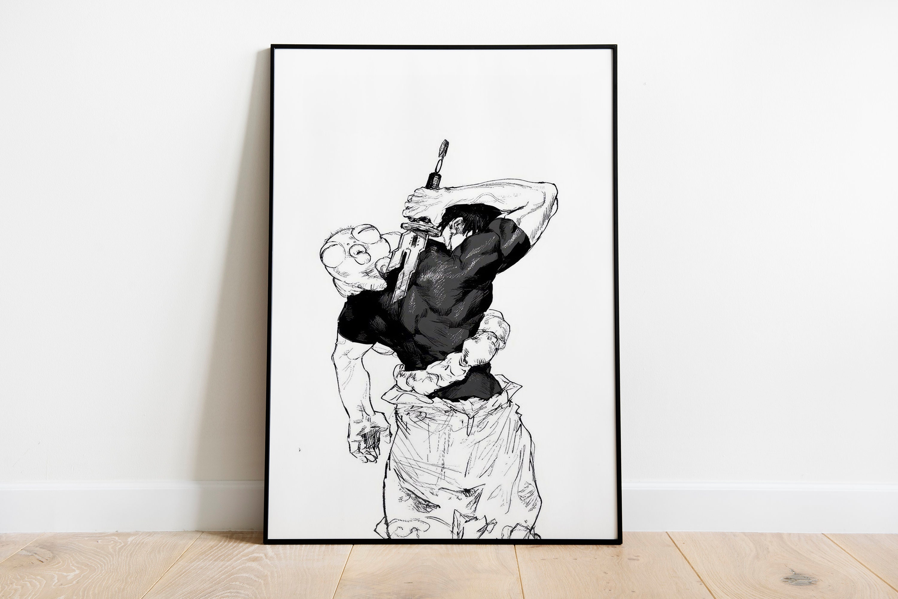 Toji Fushiguro Wall Decor/anime/villain/hero/fan Art Anime/ Jujutsu ...