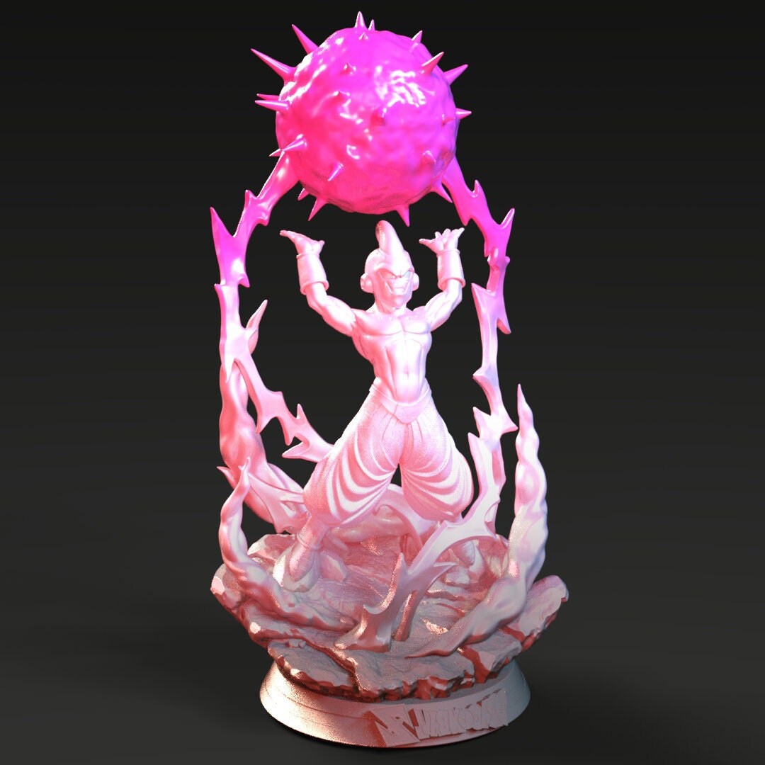 Kid Majin Boo Buu Bubu Diorama Archivo STL De Alta Calidad De Anime ...
