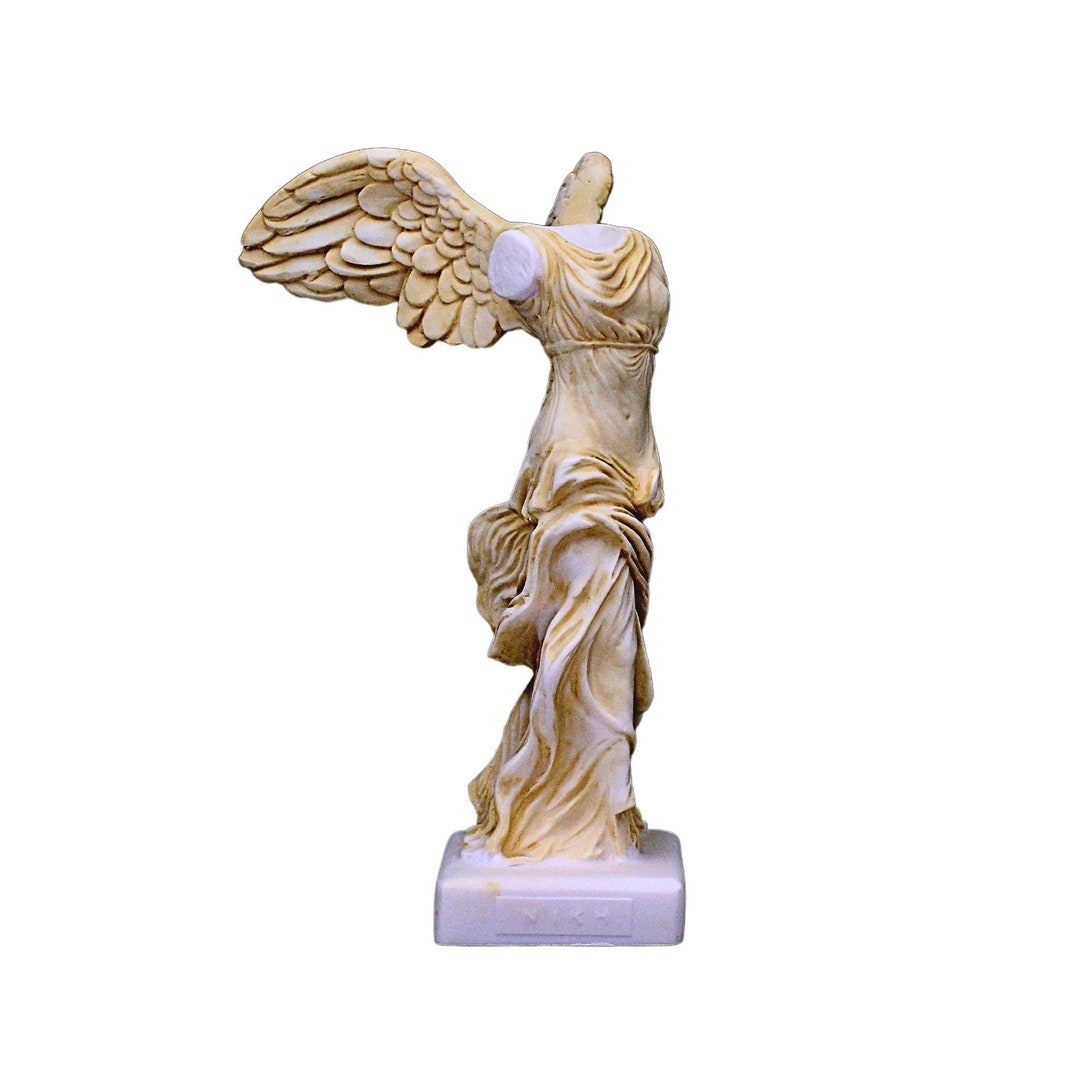 Winged Victory of Samothrace Sculpture Nike Goddess Statue Museum Color ...