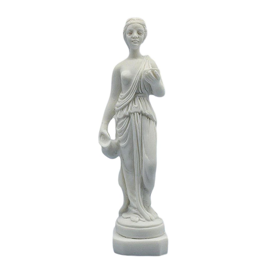 Hebe Greek Goddess Statue Handmade Figurine of Youth White Mythology ...