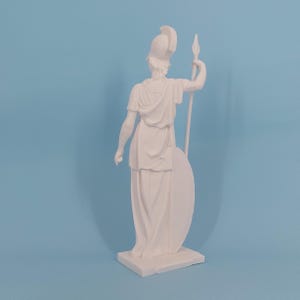 Minerva Goddess Marble Sculpture Crawford Art Gallery - Etsy