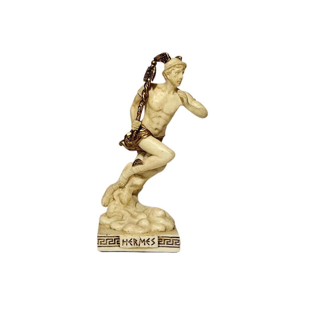 Hermes Mini Figurine Statue Greek God Sculpture - Etsy