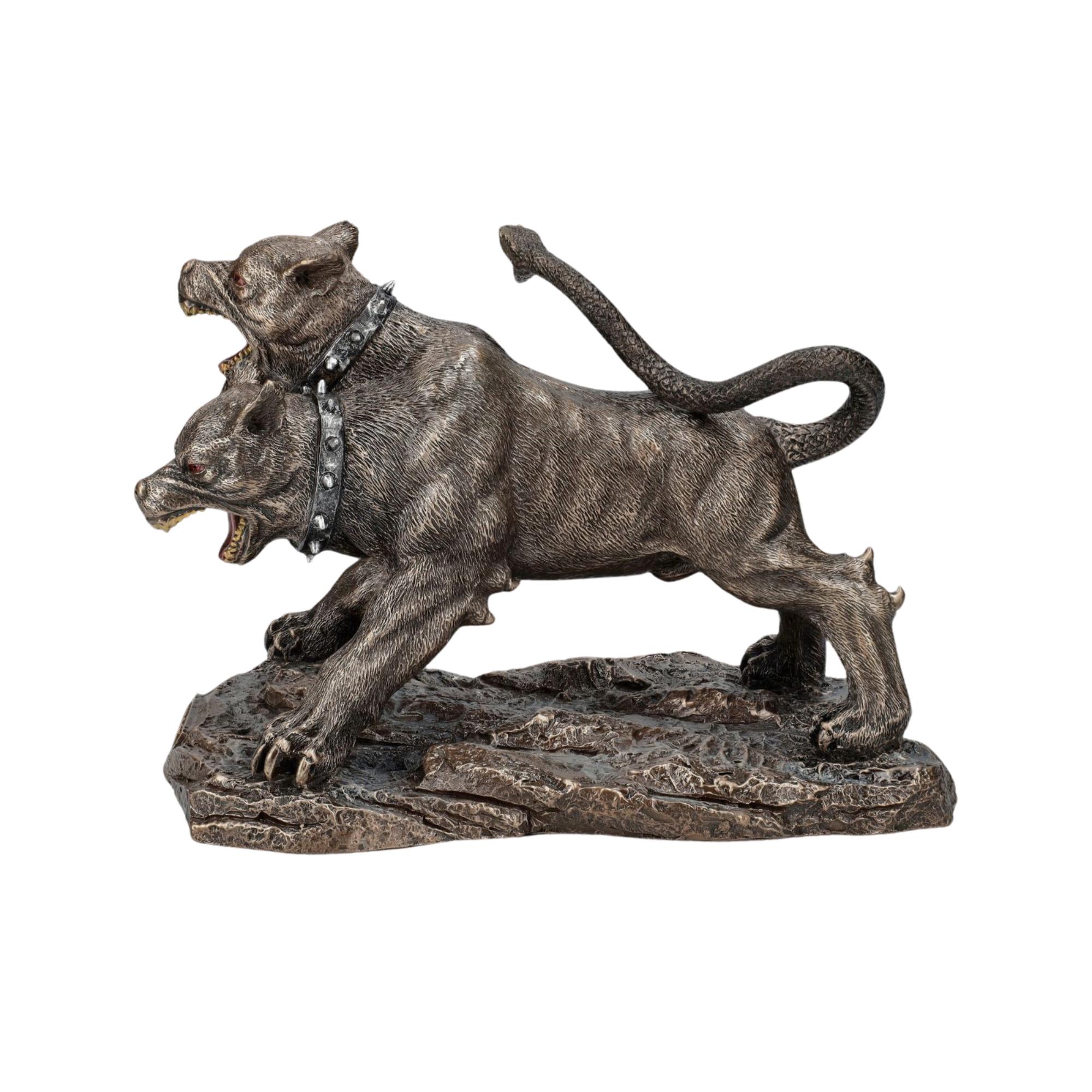 Cerberus Mythology Monstrous Watchdog of Hades Statue Patina Color - Etsy