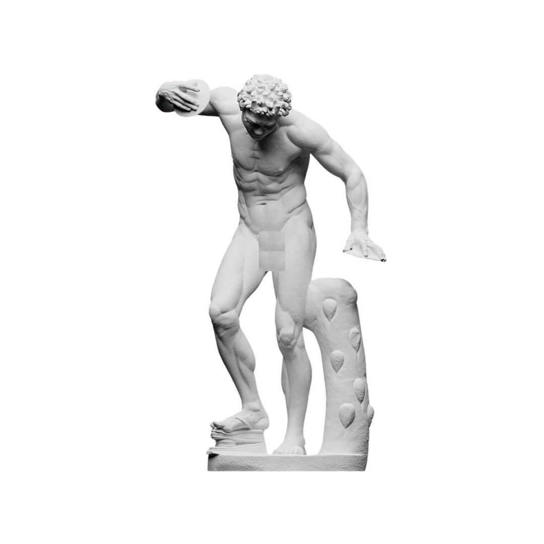 Dancing Faun Marble Sculpture Exact Copy From Getty Museum Unknown ...