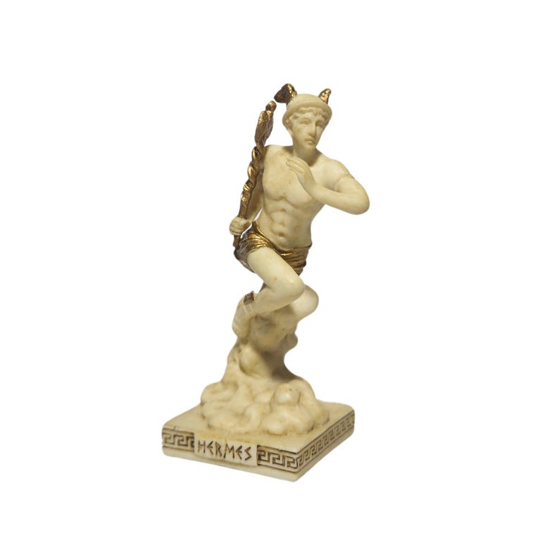 Hermes Mini Figurine Statue Greek God Sculpture - Etsy