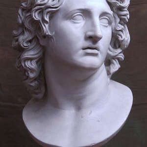 Head Statue of Alexander the Great as Helios God Rome Capitoline Museum ...