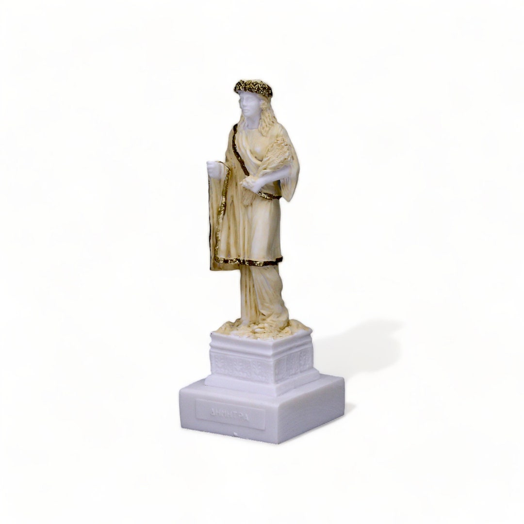 Demeter Statue Greek Olympian Goddess of the Harvest and - Etsy