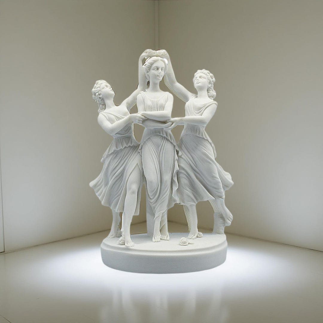 The Three Graces Statue Replica Alabaster 8.70 In - Etsy