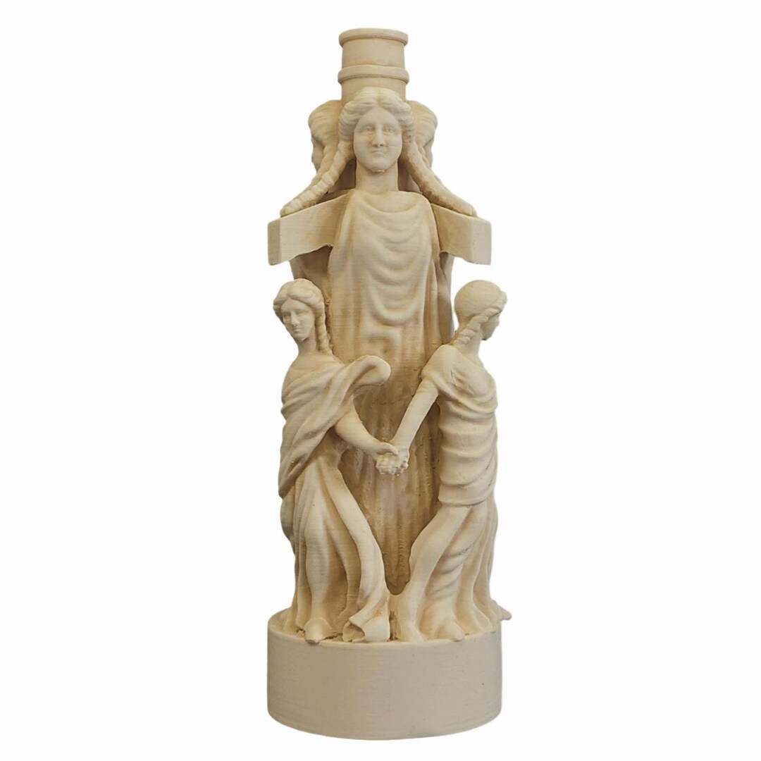 Hecate Goddess Marble Sculpture Louvre Museum Exact Replica Patina ...