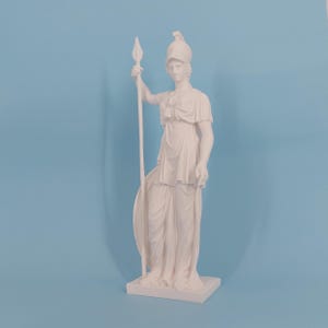 Minerva Goddess Marble Sculpture Crawford Art Gallery - Etsy