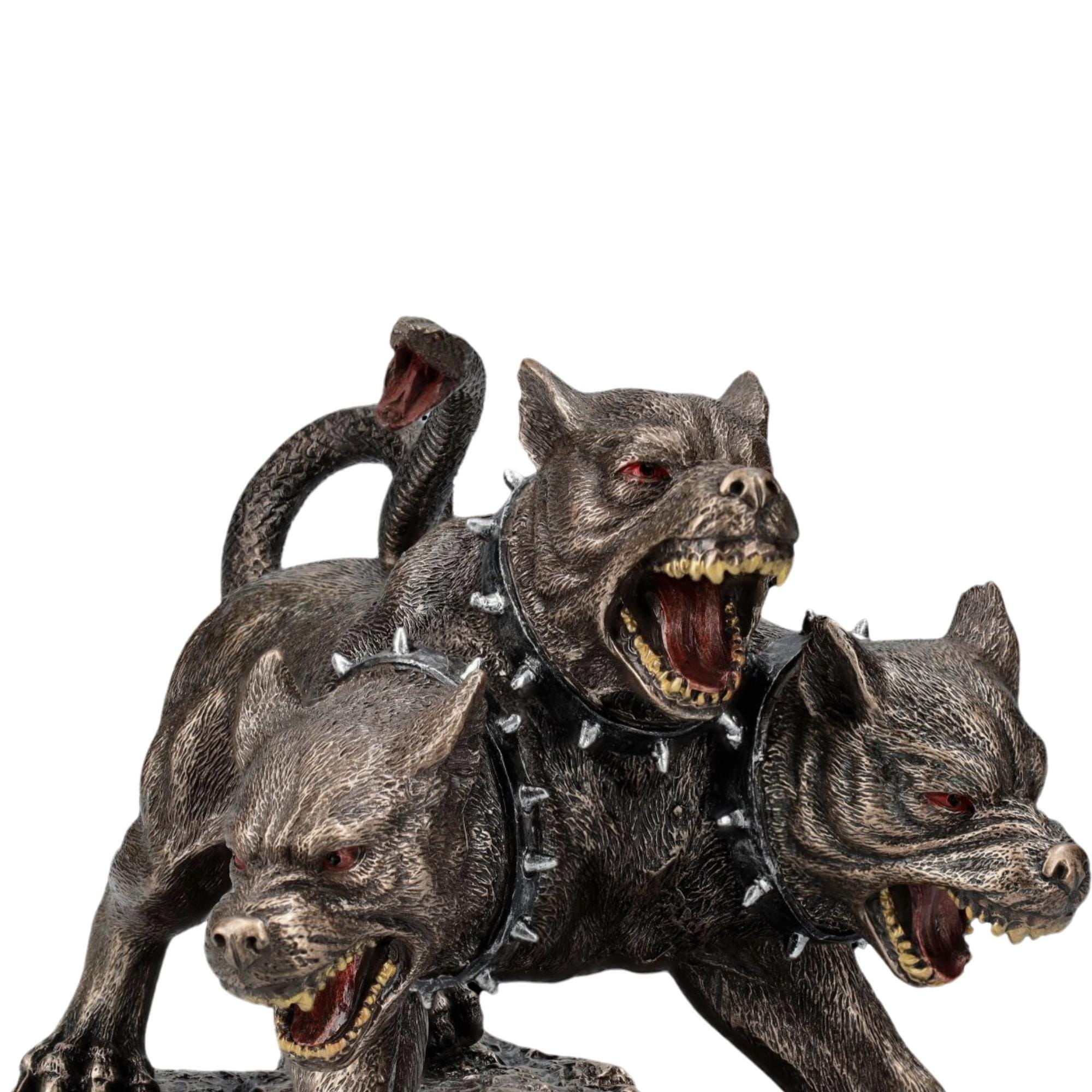 Cerberus Mythology Monstrous Watchdog of Hades Statue Patina Color - Etsy