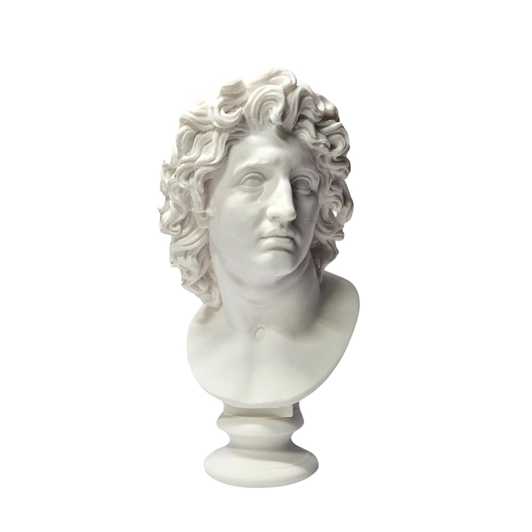 Head Statue of Alexander the Great as Helios God Rome Capitoline Museum ...