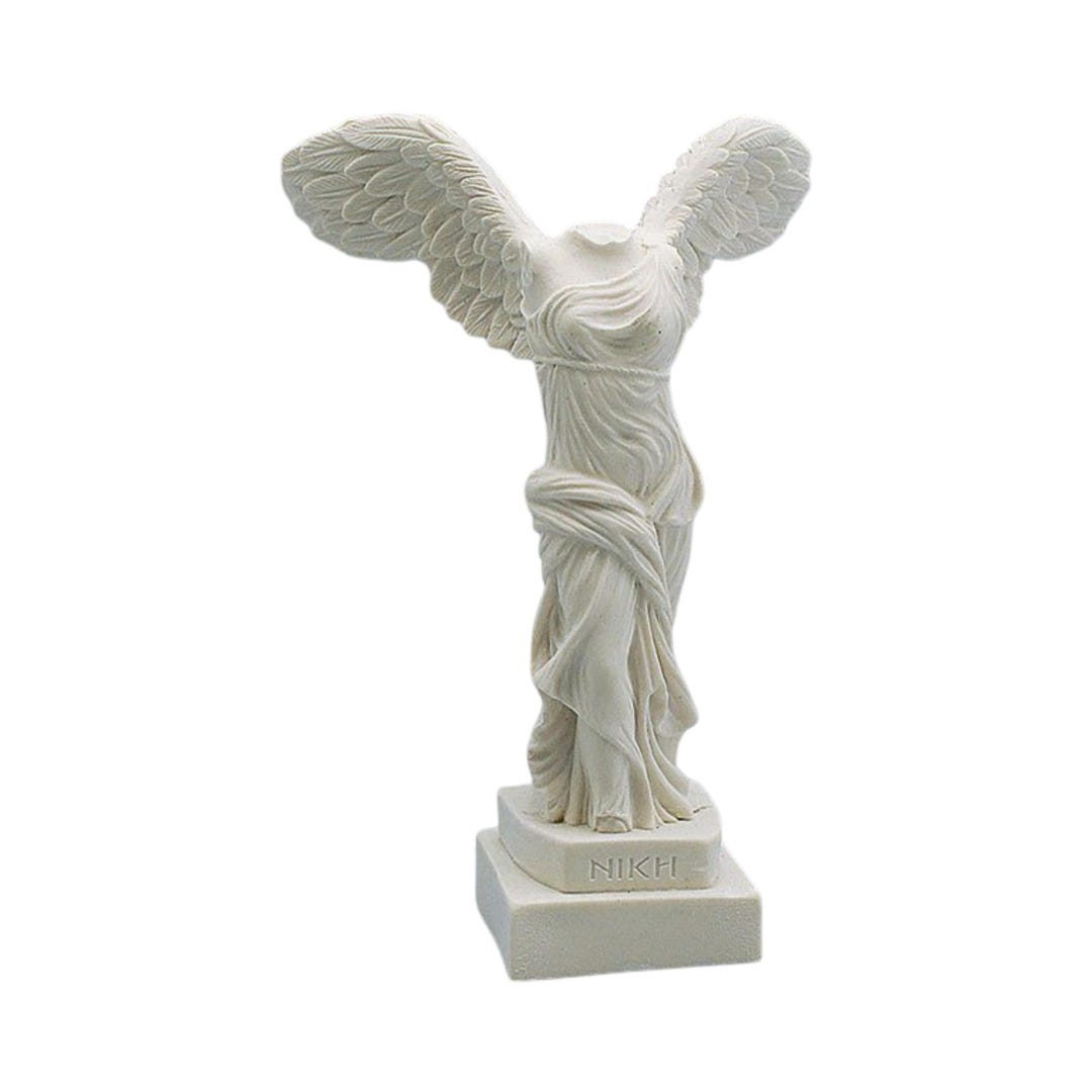 Nike Goddess of Victory Statue Winged Greek Roman Alabaster Sculpture ...