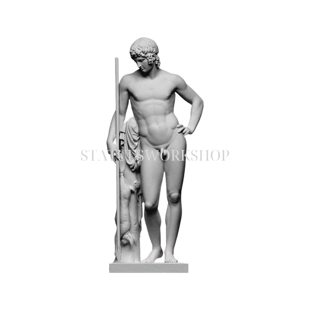 Adonis Sculpture Exact Museum Copy of Thorvaldsens Museum Marble Cast - Etsy