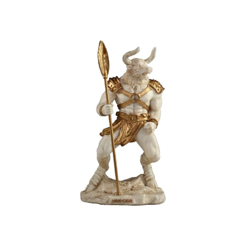 Minotaur Mythological Monster Statue Patina Color - Etsy