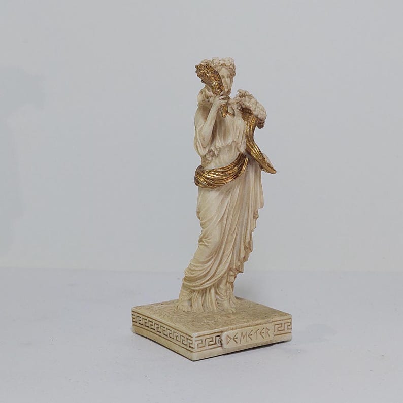 Demeter Goddess of the Harvest Statue Patina Color - Etsy