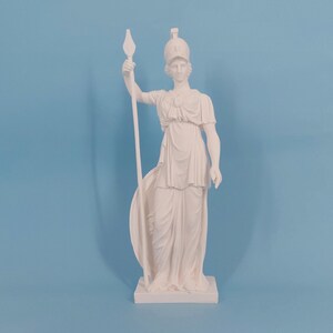 Minerva Goddess Marble Sculpture Crawford Art Gallery - Etsy