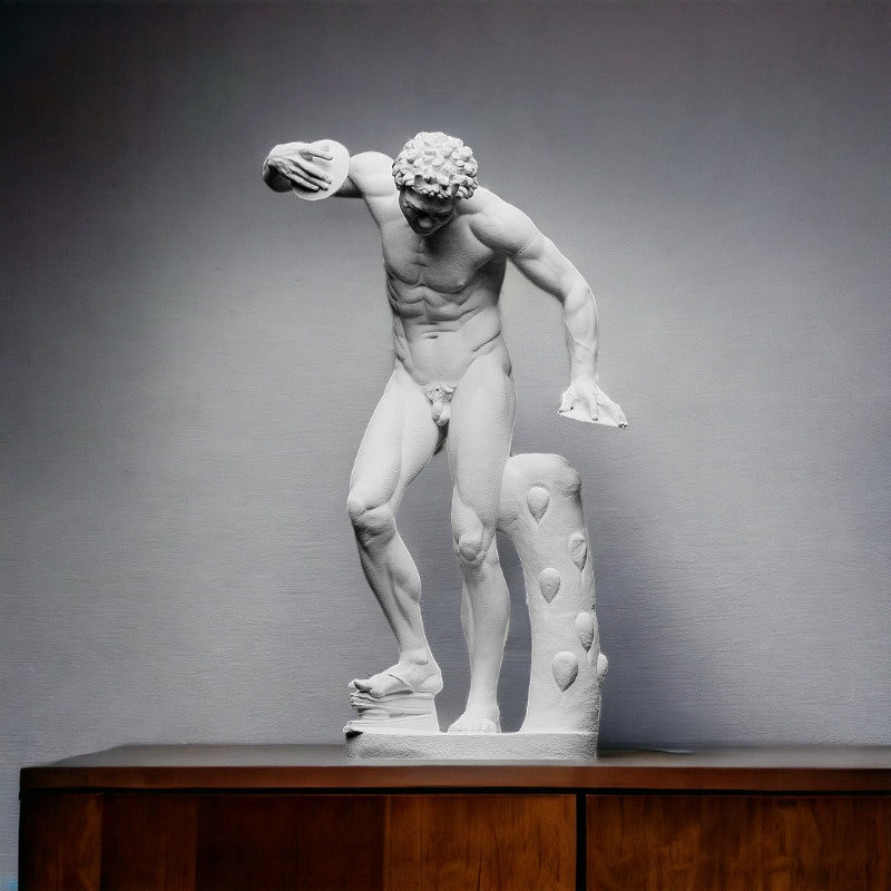 Dancing Faun Marble Sculpture Exact Copy From Getty Museum Unknown ...