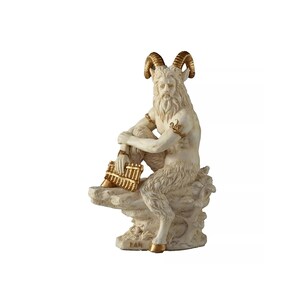 Pan Statue the Greek God of the Wild - Etsy