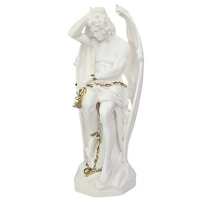 Le Génie Du Mal Statue of Lucifer Handmade Marble Casting Sculpture ...