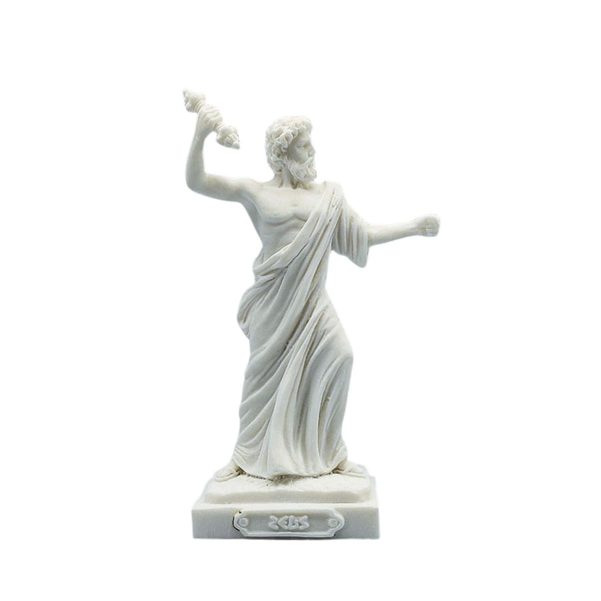 Zeus God Statue Greek Mythology Bonded Marble Handmade Sculpture - Etsy