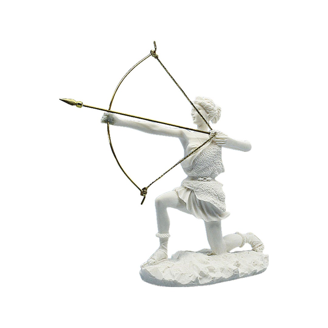 Artemis Diana Goddess Statue Greek Handmade White Marble Sculpture - Etsy