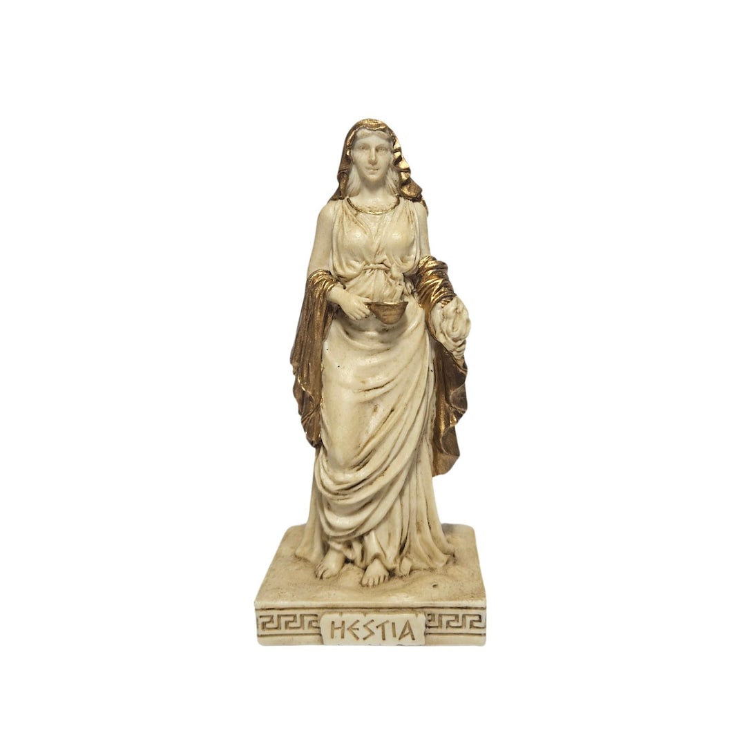 Hestia Goddess of Heart Statue Patina Color - Etsy