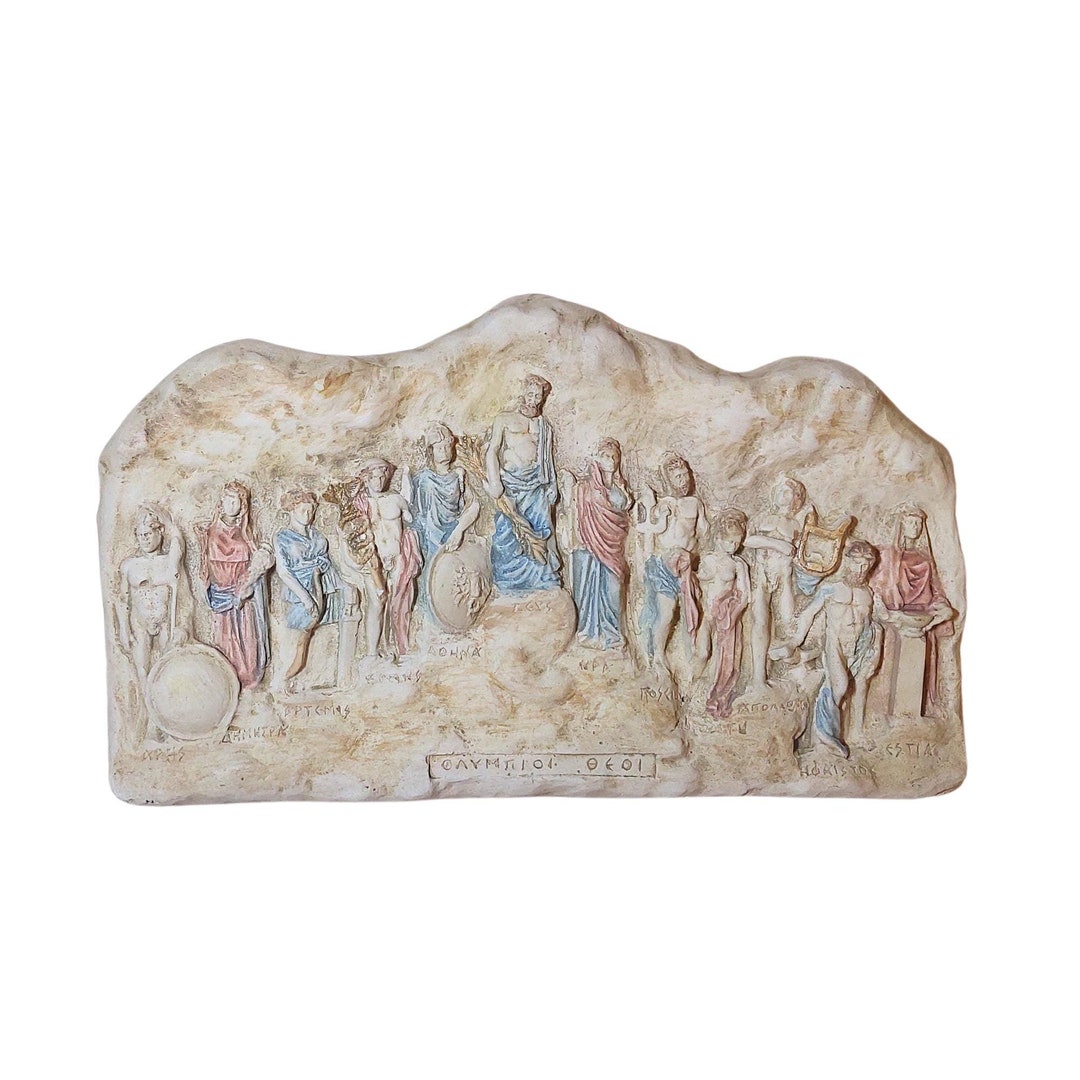 Olympian Greco-roman Gods Wall Sculpture 26.50cm - Etsy