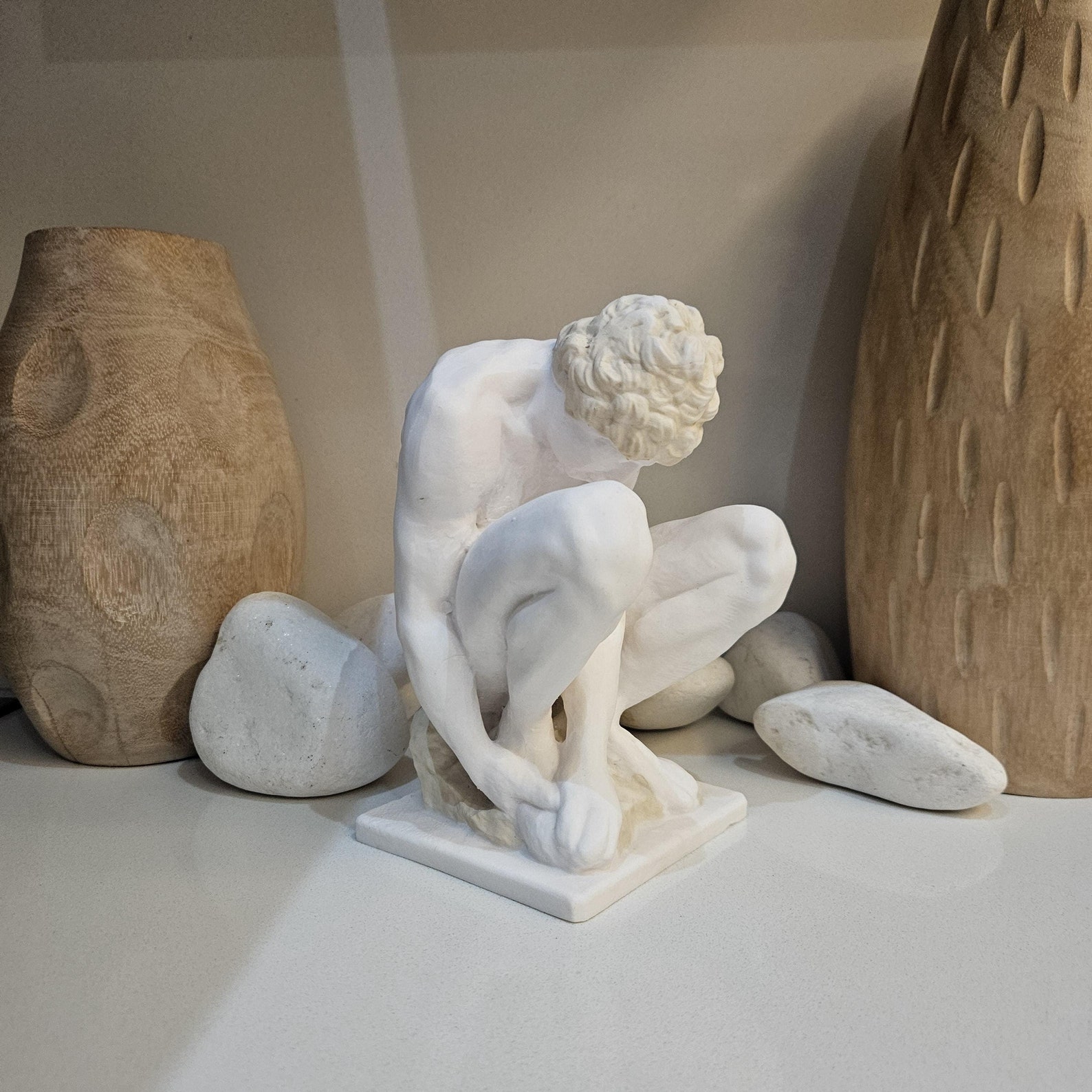The Crouching Boy Sculpture Greek Mythology Statue Exact Museum Copy ...