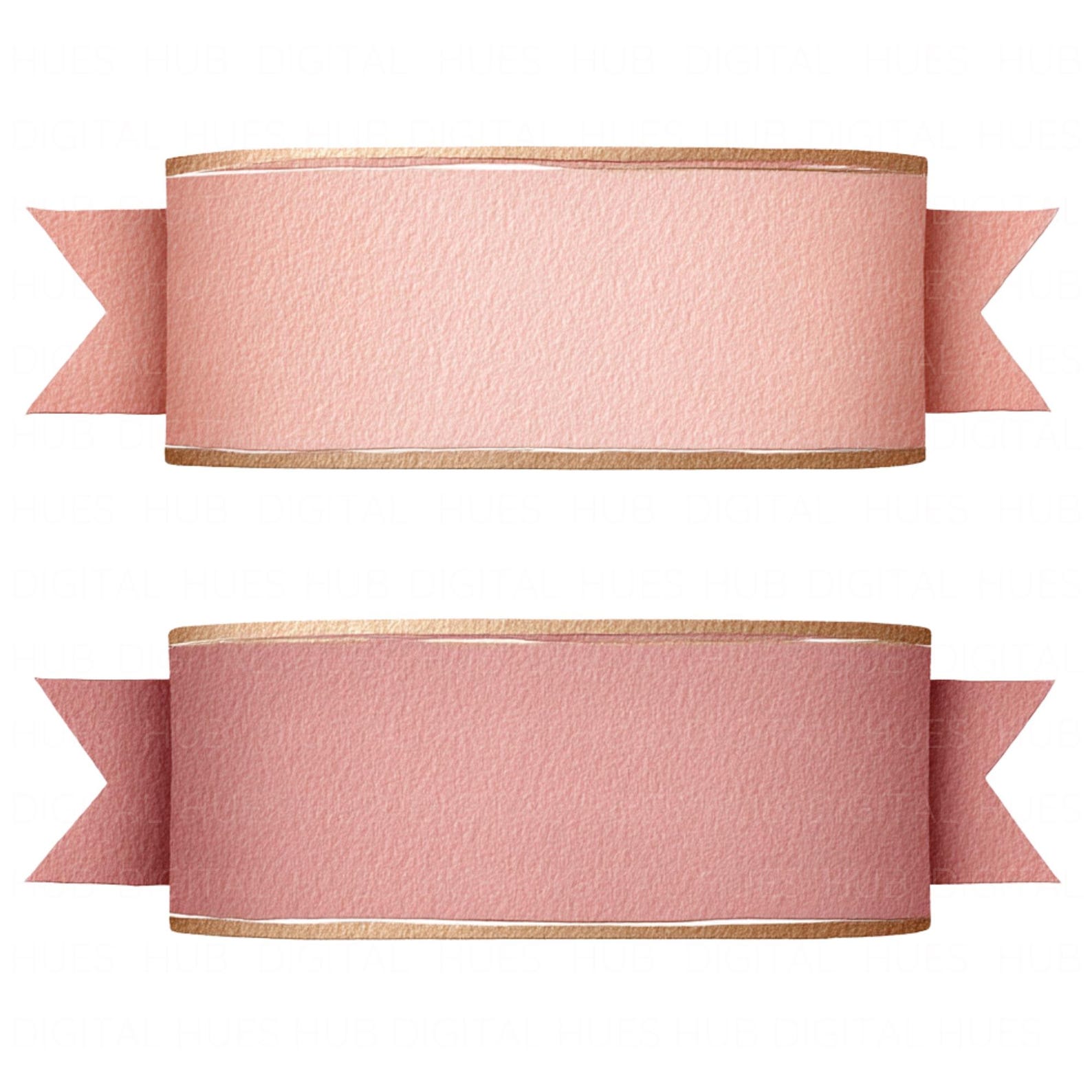 11 Watercolor Pink Ribbon Banner Clipart Baby Shower Ribbon Banner ...