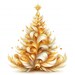 14 White Christmas Tree Clipart Watercolor Magical Christmas Winter ...