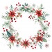 12 Christmas Wreath Set2 Clipart Bundle Watercolor Winter Wreath ...
