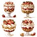 12 Strawberry Trifle Clipart Watercolor Food Summer Desserts Printable ...