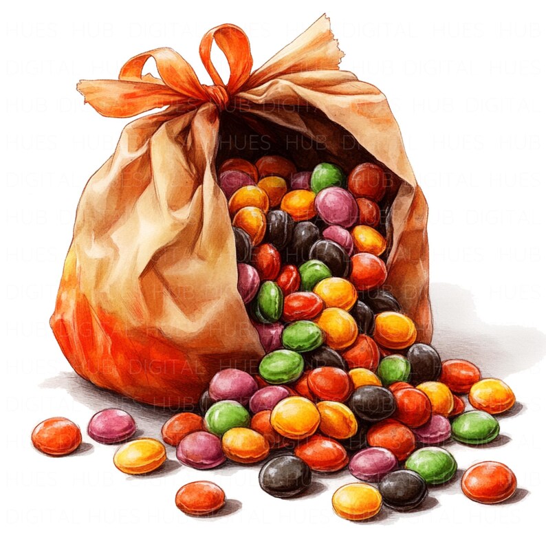 13 Halloween Candy Clipart Halloween Trick or Treats Halloween Sweet ...