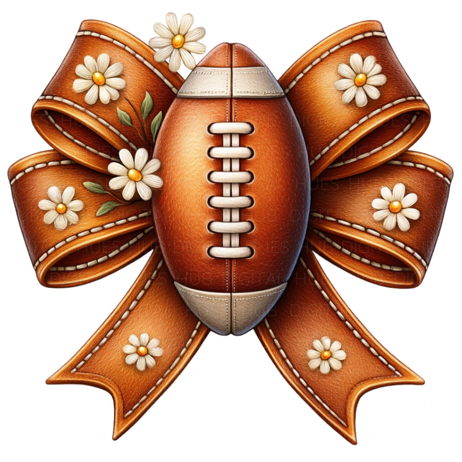 11 Football Bow Clipart Football Coquette Sports Ribbon Game Day Bow ...