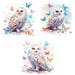 13 Owl and Butterfly Clipart Watercolor Nursery Owl Butterfly Clipart ...