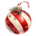 10 Red White Christmas Bauble Clipart Watercolor Festive Bauble ...
