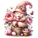 10 Whimsical Easter Gnome Clipart Watercolor Garden Gnome Printable ...