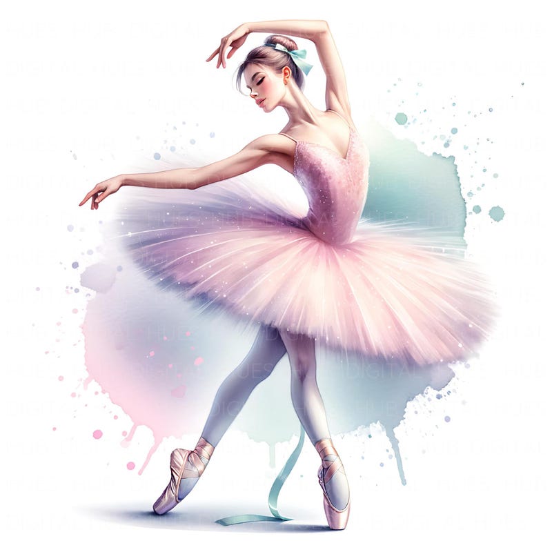Ballerina Clipart - Etsy
