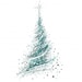 11 Sparkling Christmas Tree Clipart: Watercolor Elegant Holiday Tree ...