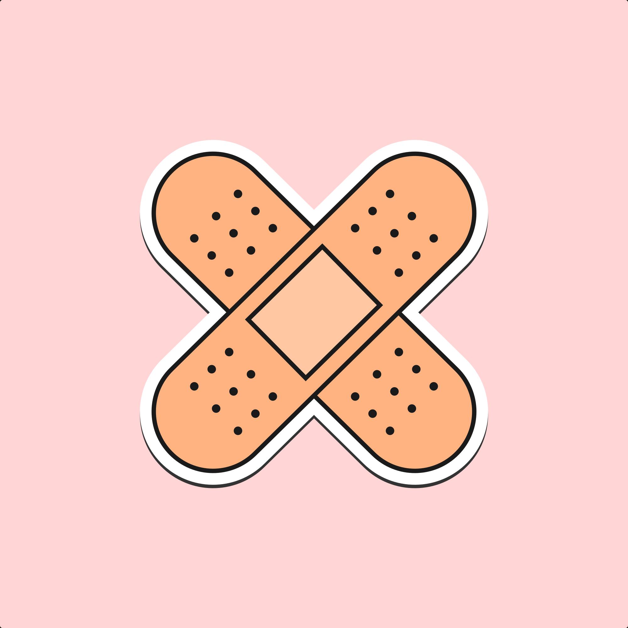 Plaster Cross Sticker, Colors, Cute Plaster, Gift, Gifts for Women ...