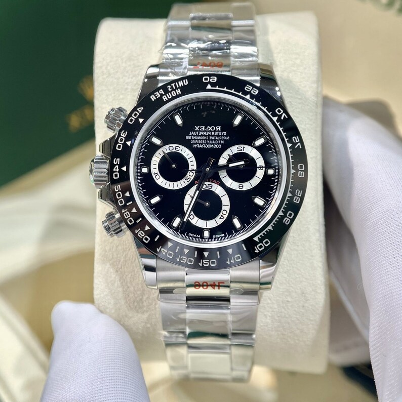 Daytona Watch 40mm, Full Box Tag Papers, Automatic Watch, Stainless ...
